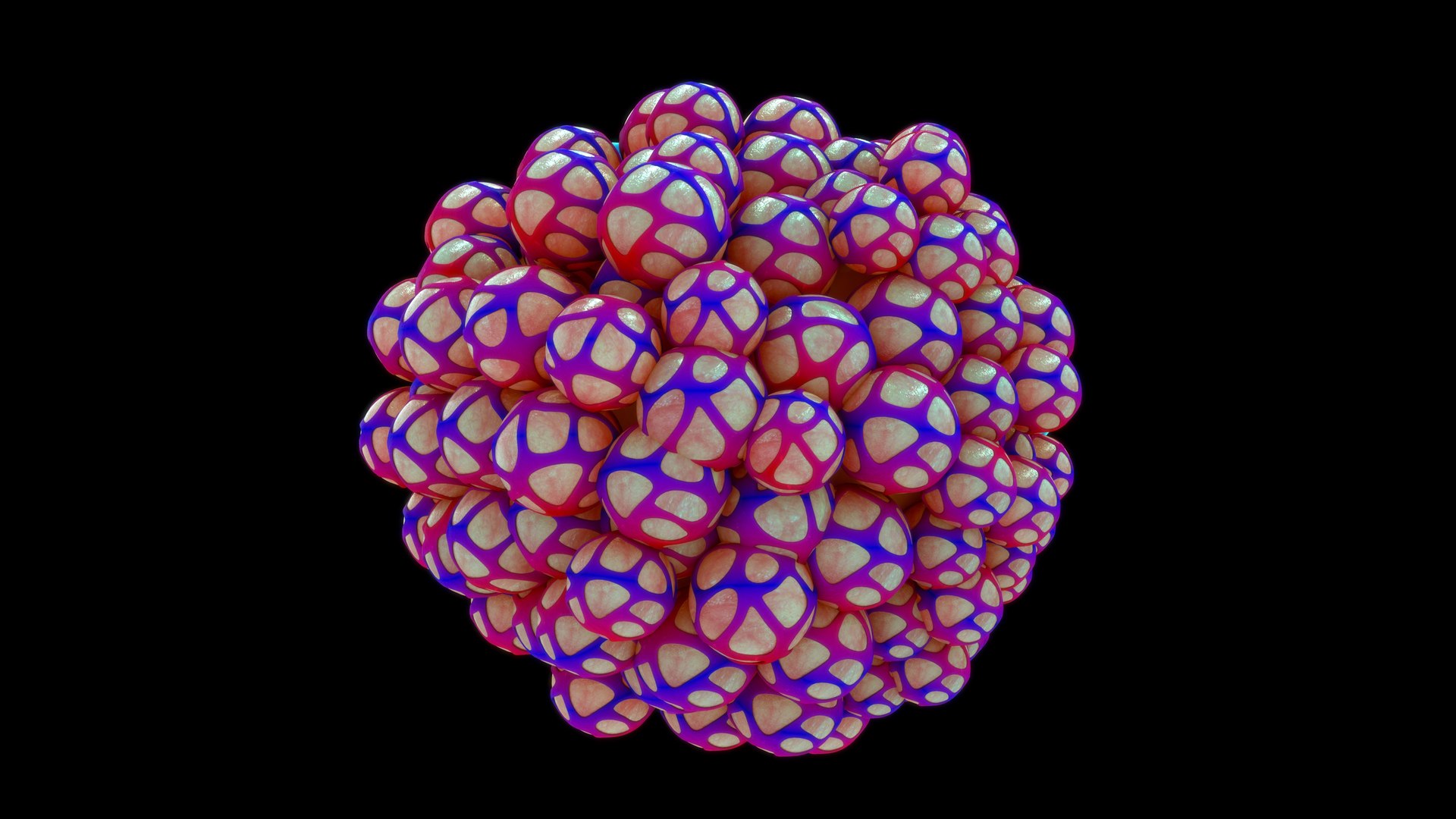 Lungs Alveoli Cross Section Model - TurboSquid 2187572