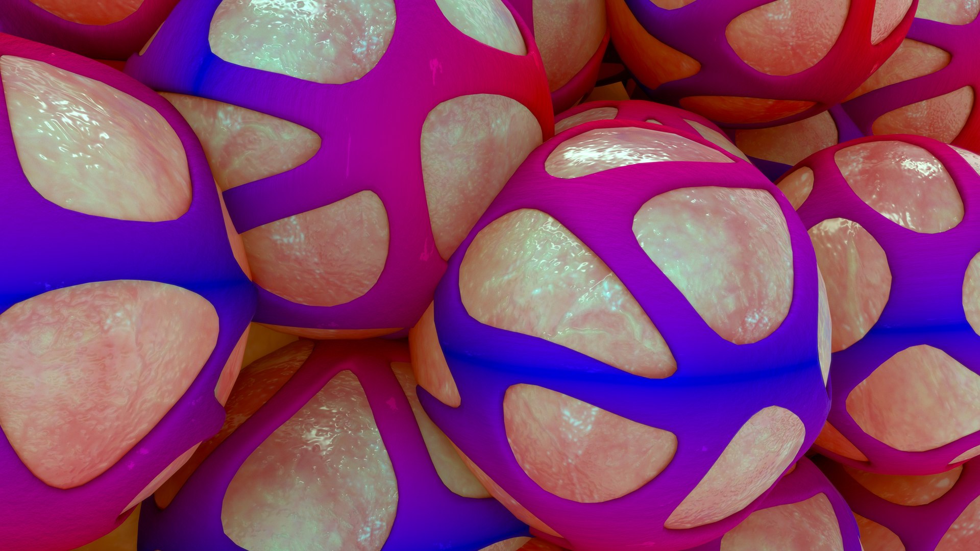 Lungs Alveoli Cross Section Model - TurboSquid 2187572