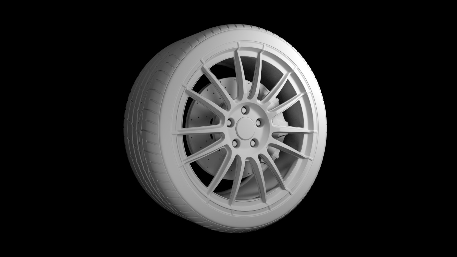 3D Car Wheel - TurboSquid 1595733
