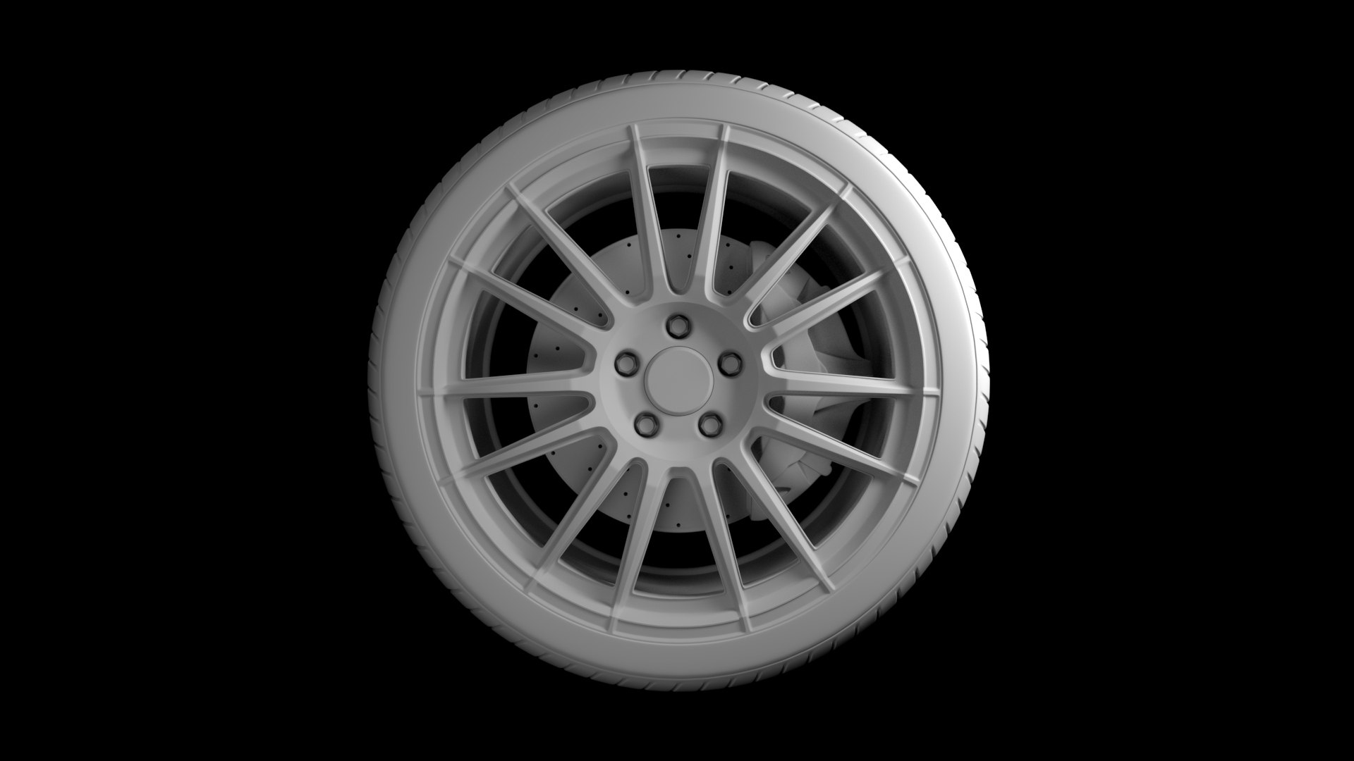 3D Car Wheel - TurboSquid 1595733