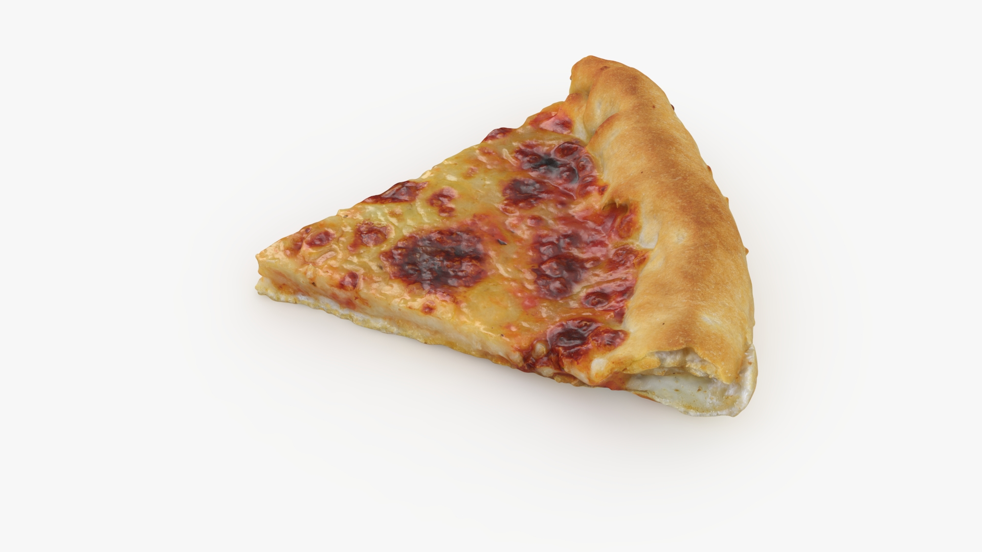 3D Cheese Pizza Slice Model - TurboSquid 2387450