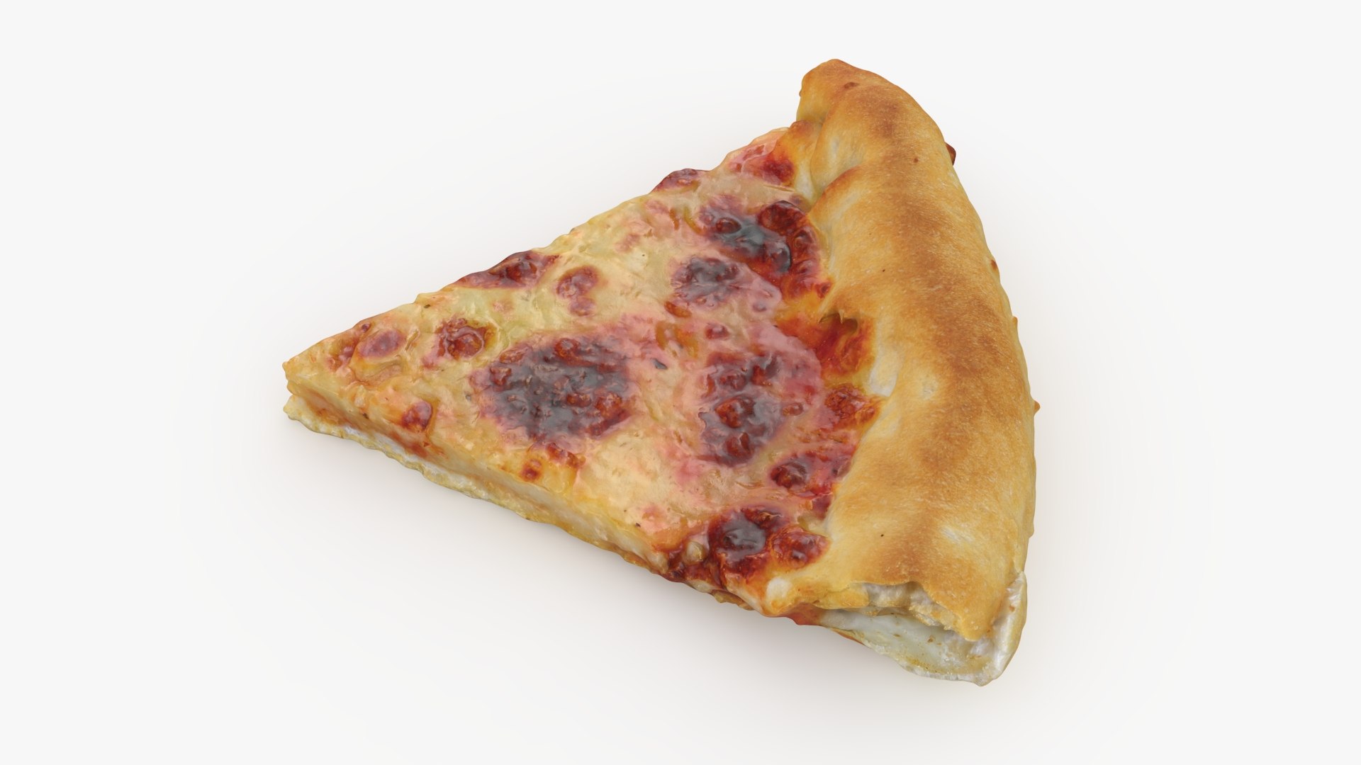 3D Cheese Pizza Slice Model - TurboSquid 2387450