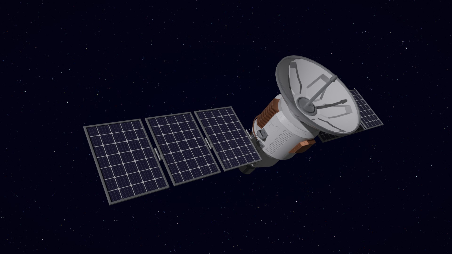 3D Animated Sci-Fi Satellite - TurboSquid 2243696