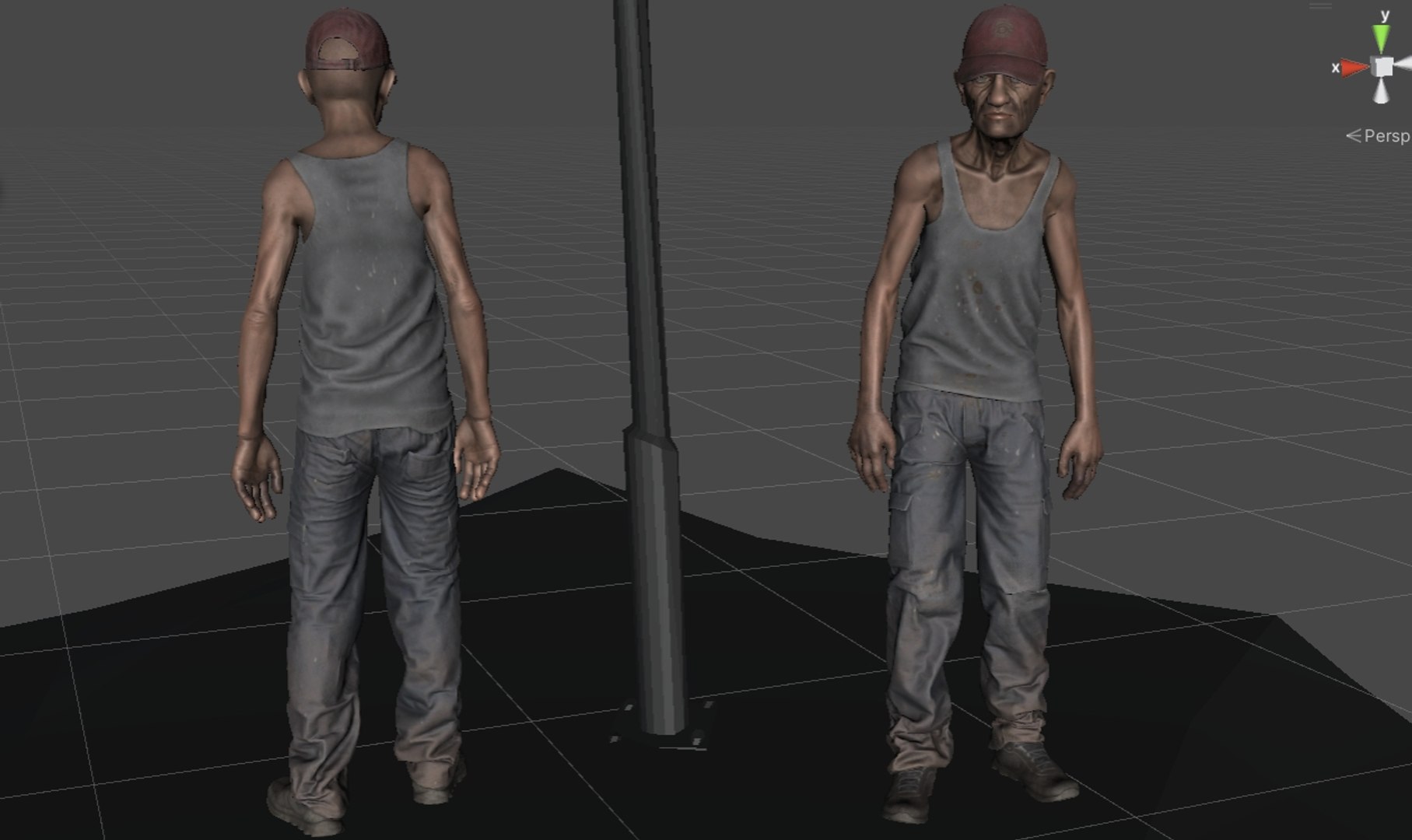 Homeless Person Jerry 3D Model - TurboSquid 2092852