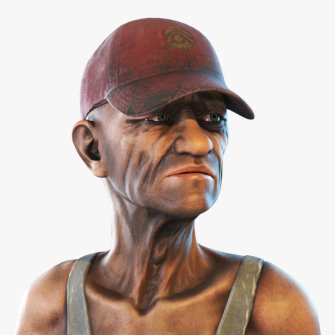 Homeless Person Jerry 3D model - TurboSquid 2092852