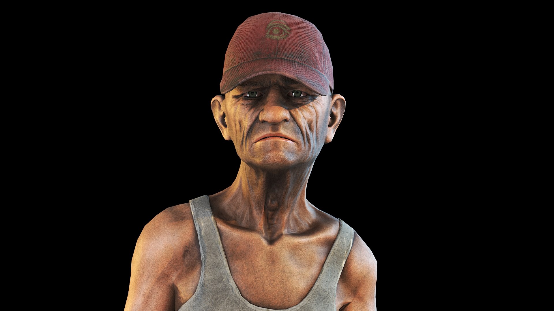 Homeless Person Jerry 3D Model - TurboSquid 2092852
