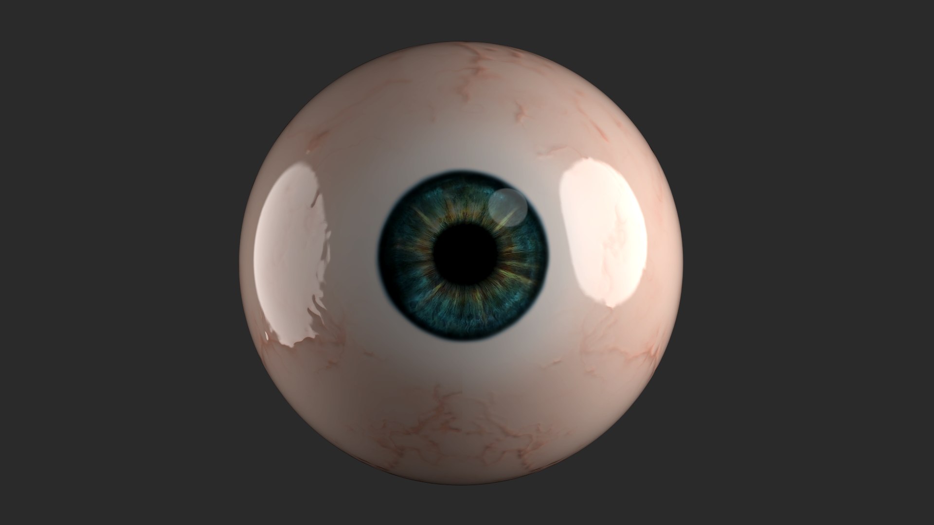 Cartoon Eyeball Character Model - TurboSquid 2123280