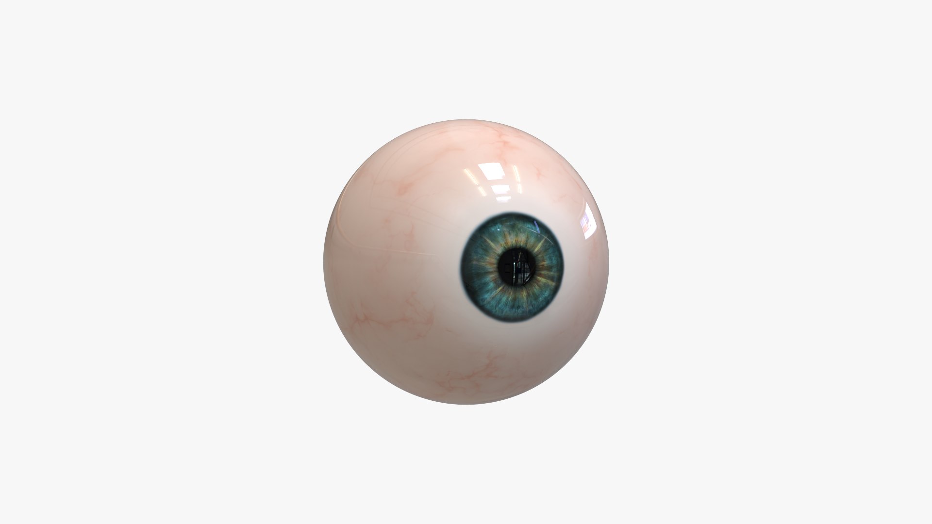 Cartoon Eyeball Character Model - TurboSquid 2123280