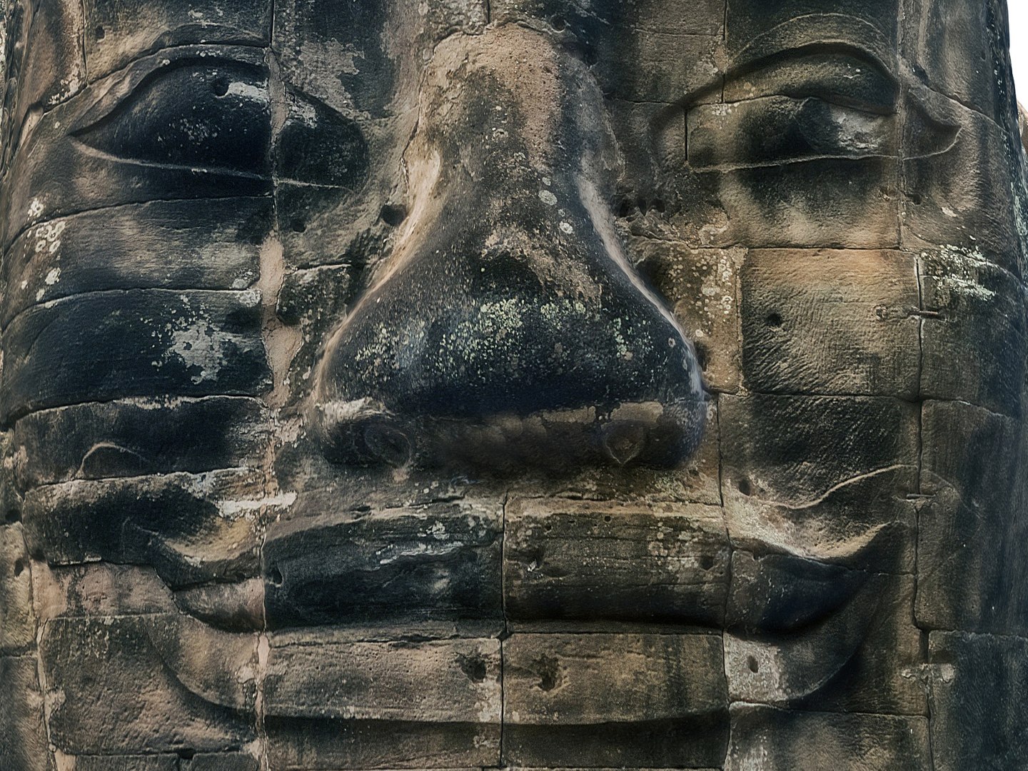 3d Obj Angkor Faces 16k