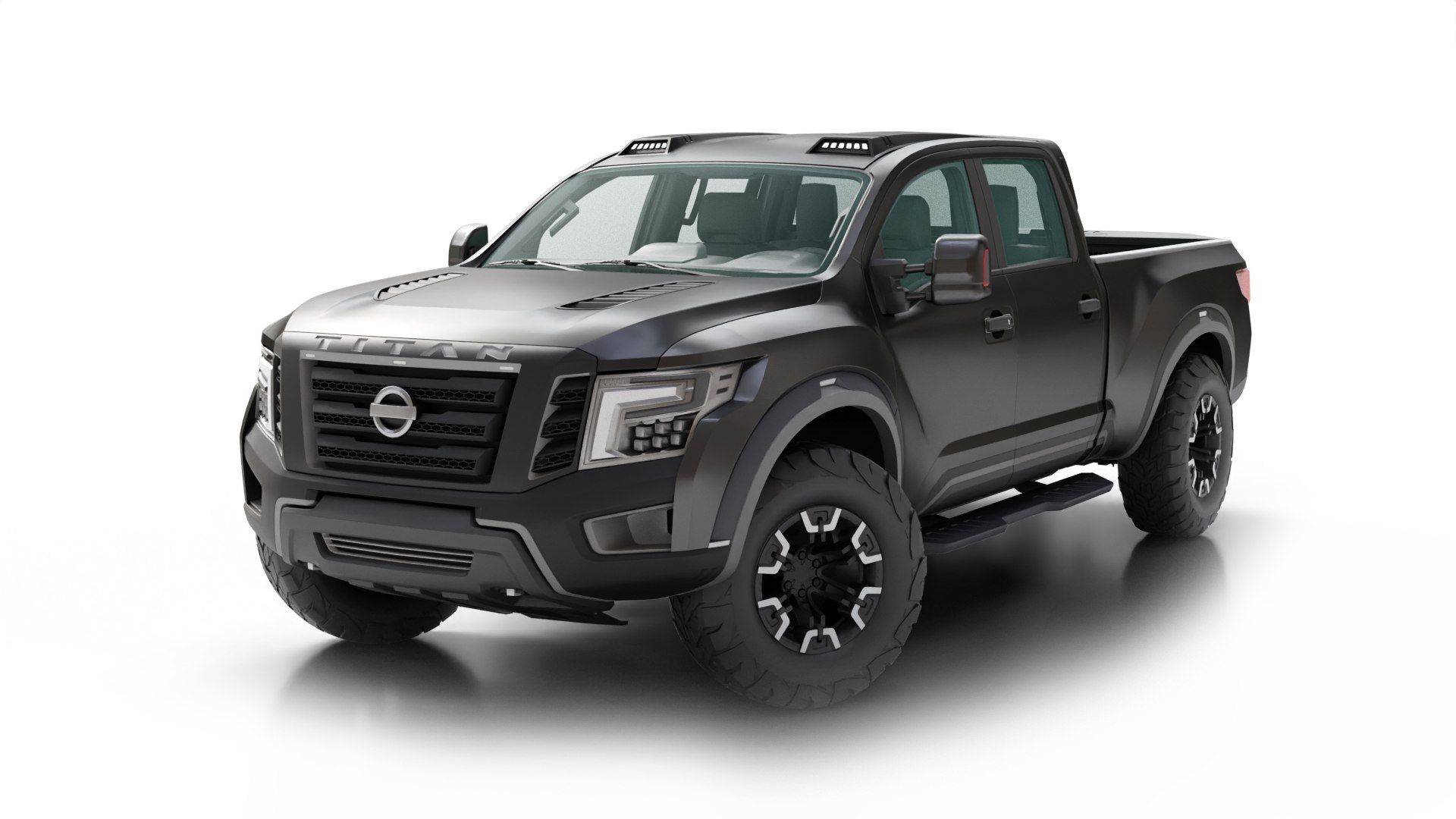 Nissan Titan Car - Vehicle - Truck 3D Model - TurboSquid 1956644