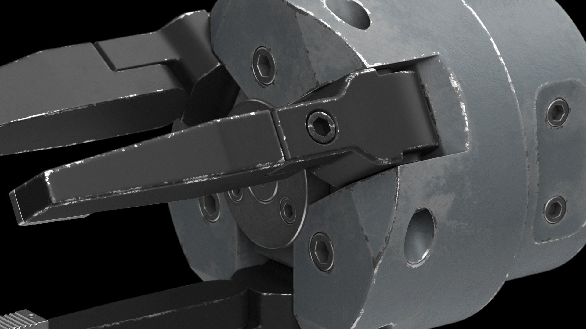 3-Finger Robot Gripper 3D Model - TurboSquid 2066254