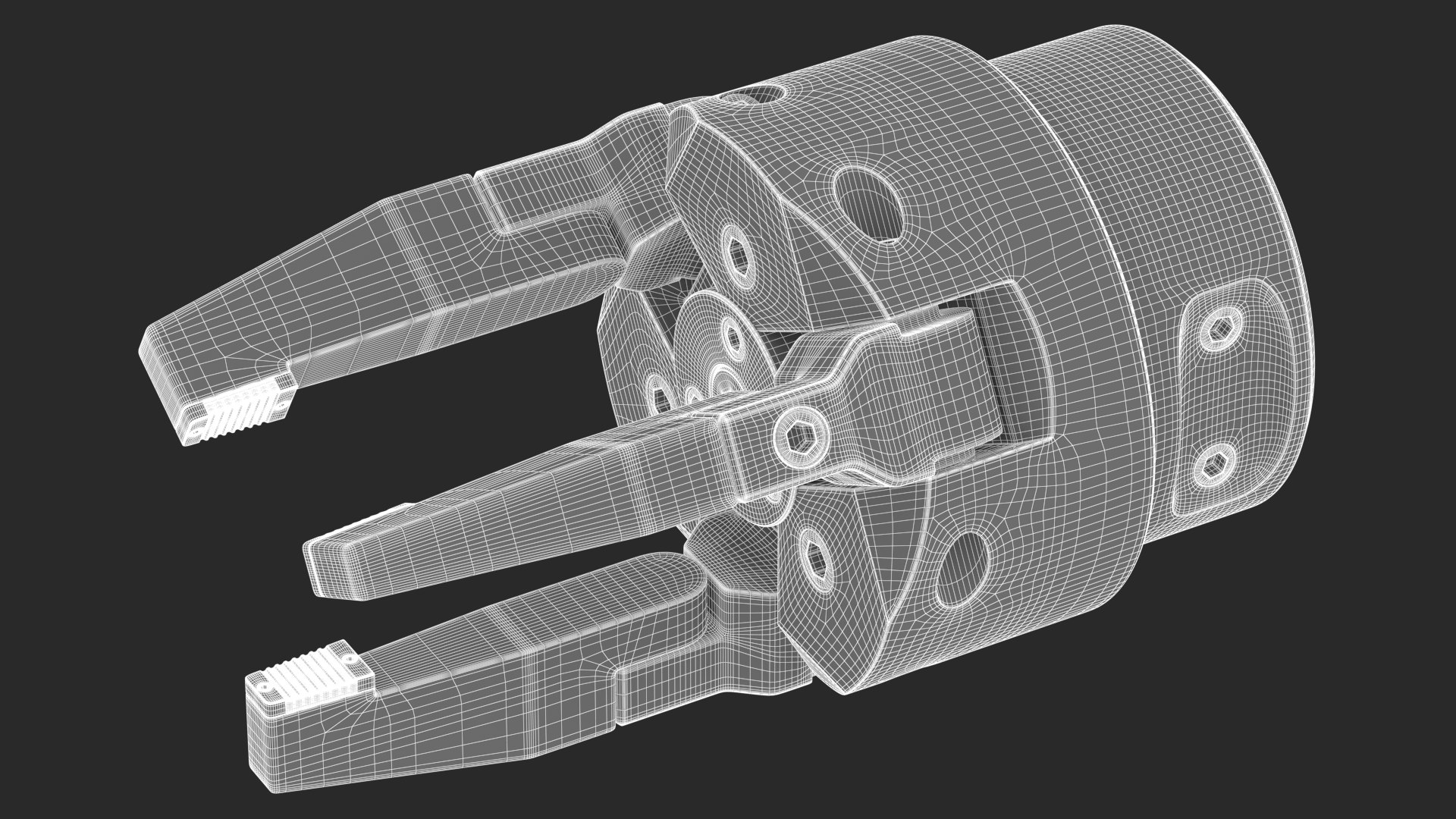 3-Finger Robot Gripper 3D Model - TurboSquid 2066254