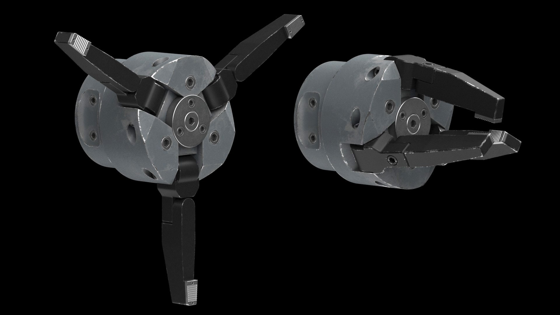 3-Finger Robot Gripper 3D Model - TurboSquid 2066254
