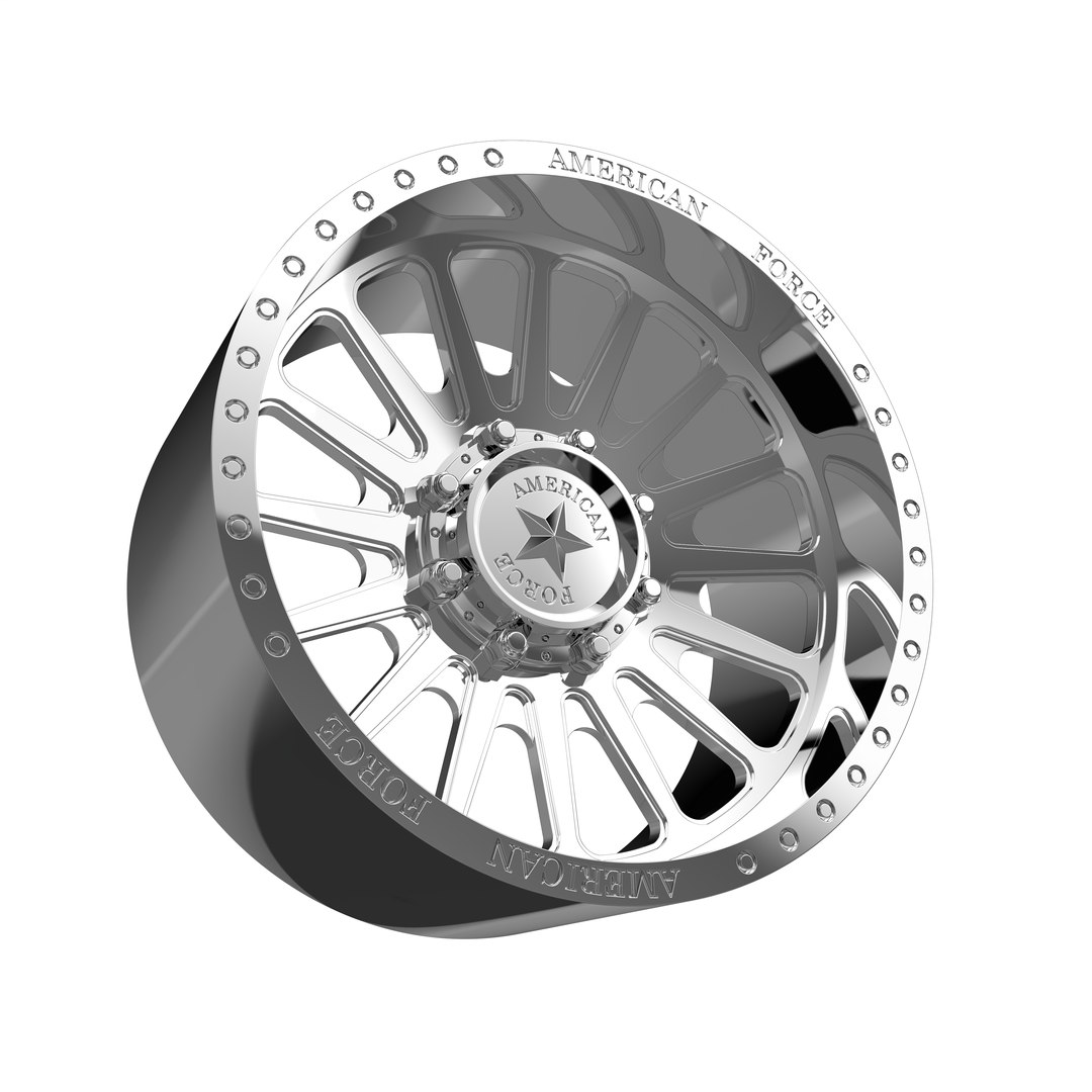 3D AMERICAN RACING CK17 BATTERY CC WHEEL RIM Model - TurboSquid 2147683