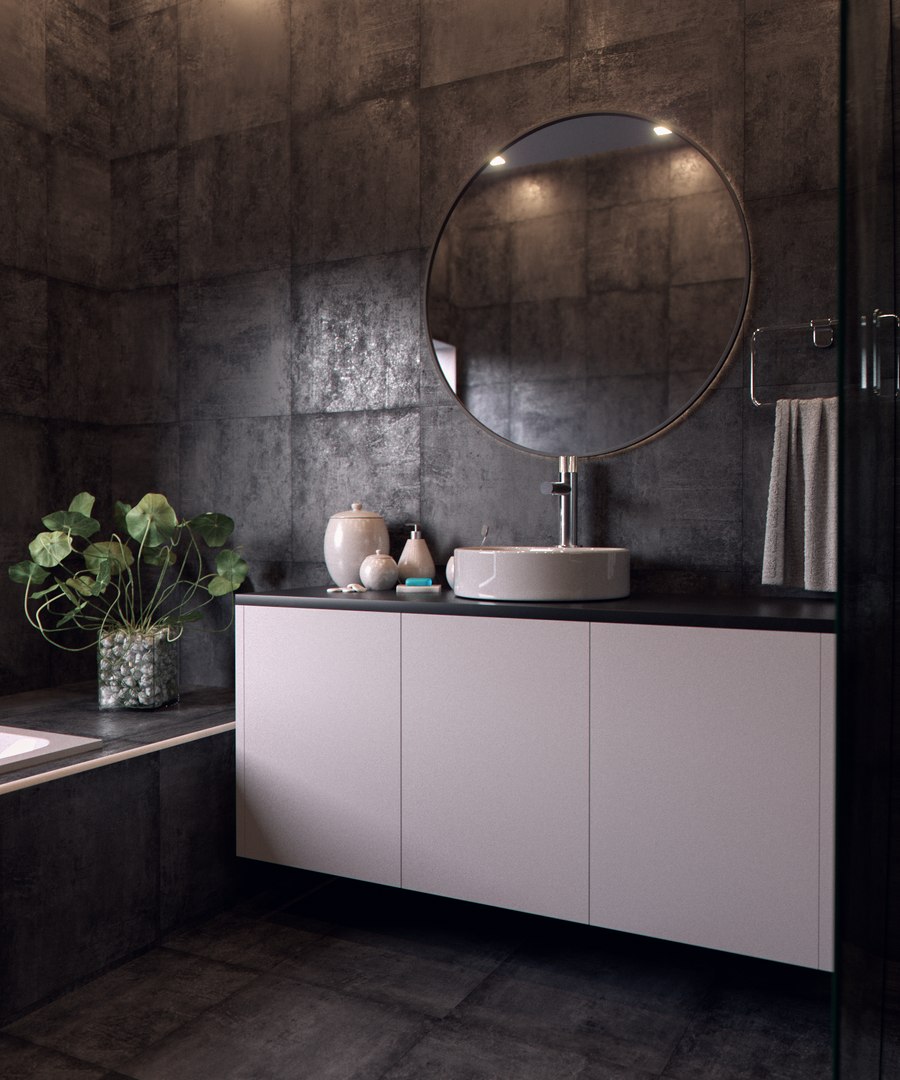 3D Model Bathroom Bath - TurboSquid 1402268