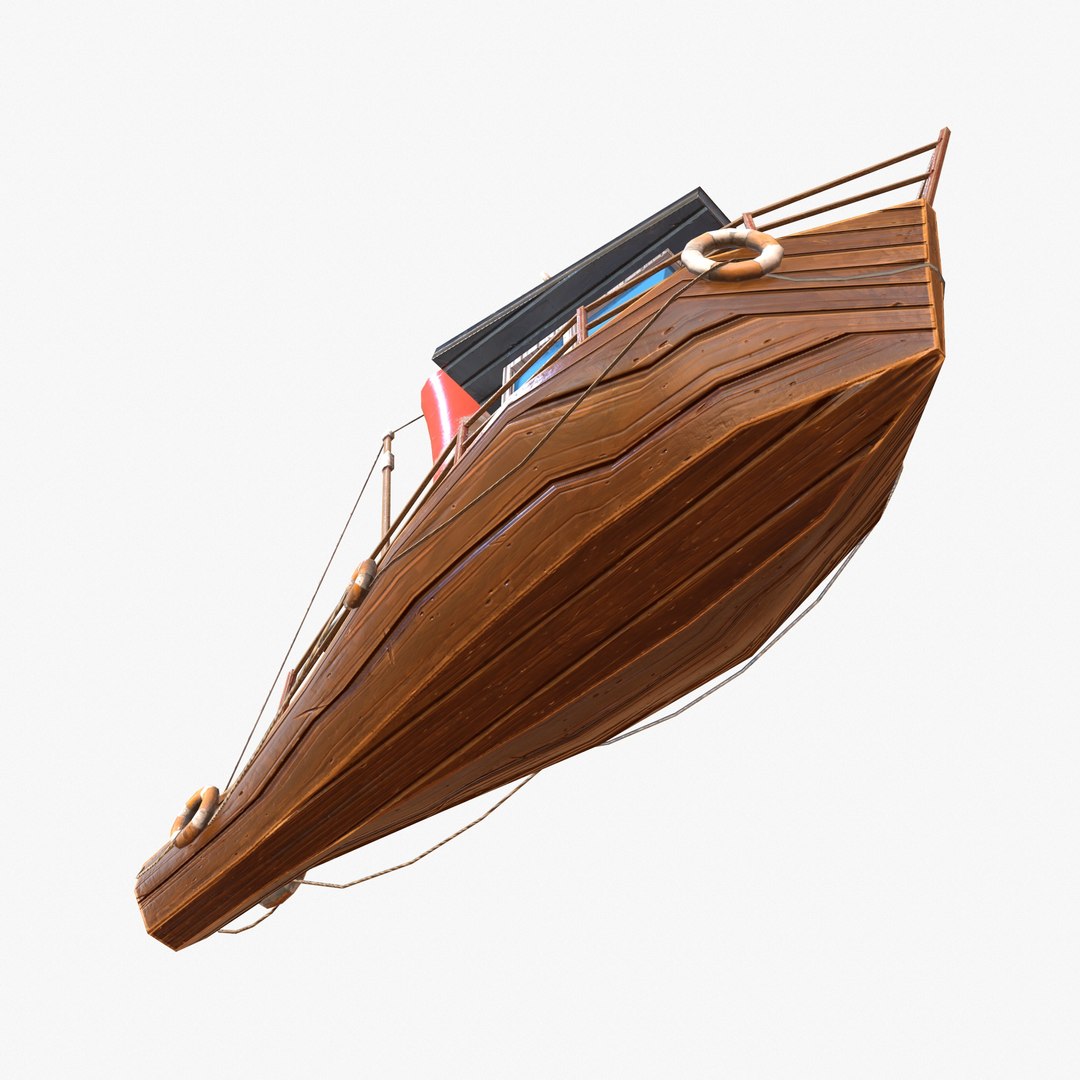 Cartoon Mini Boat 2 3D - TurboSquid 1782333