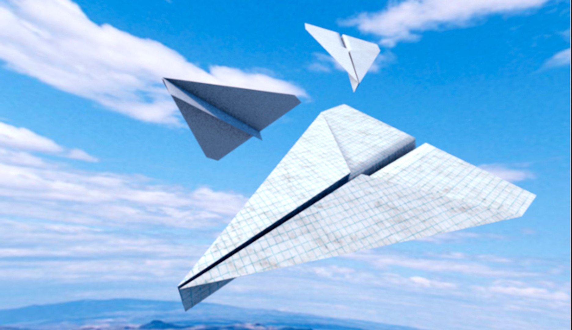 Maya Paper Airplane