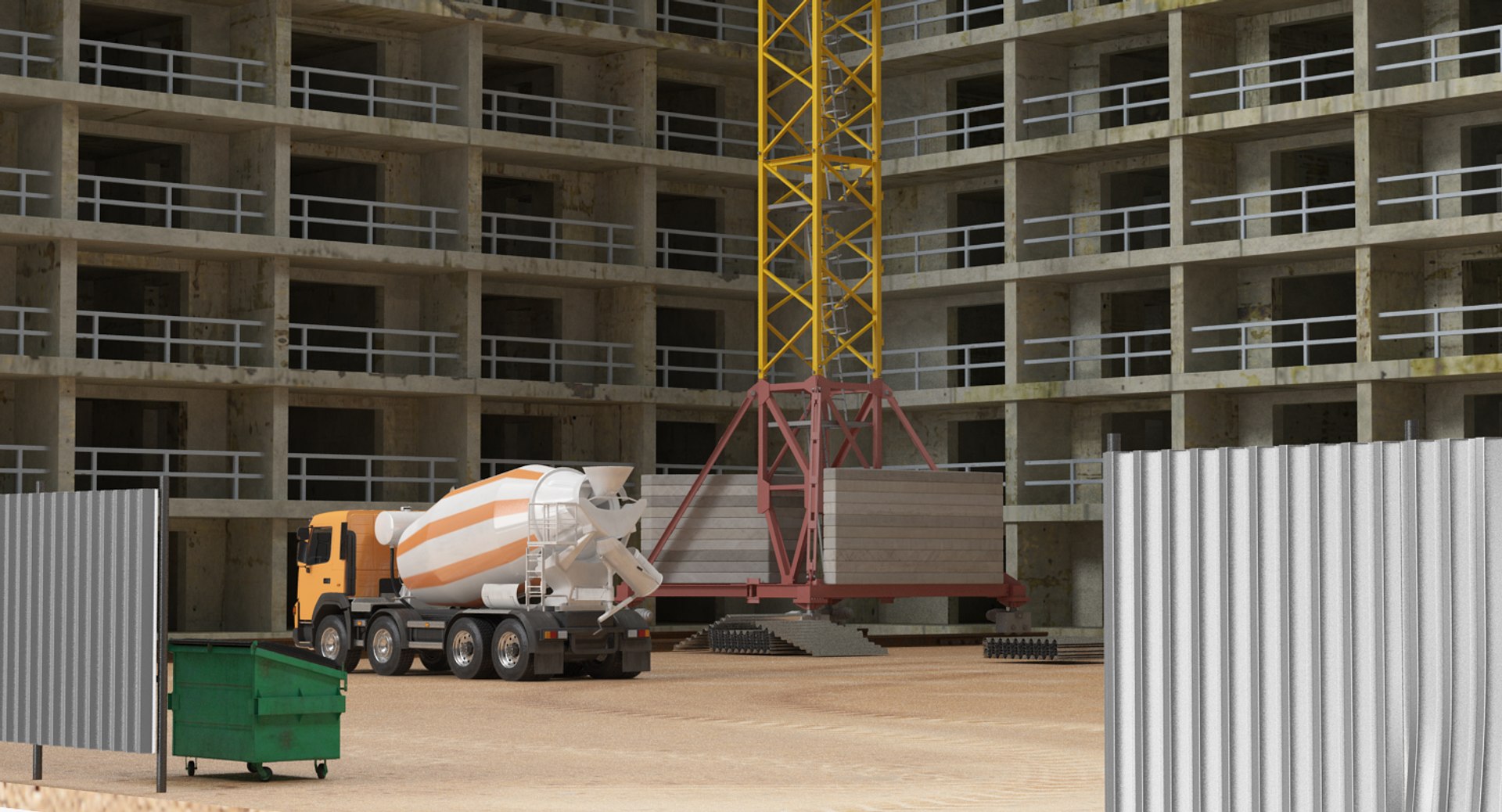 3D building construction equipment - TurboSquid 1235069