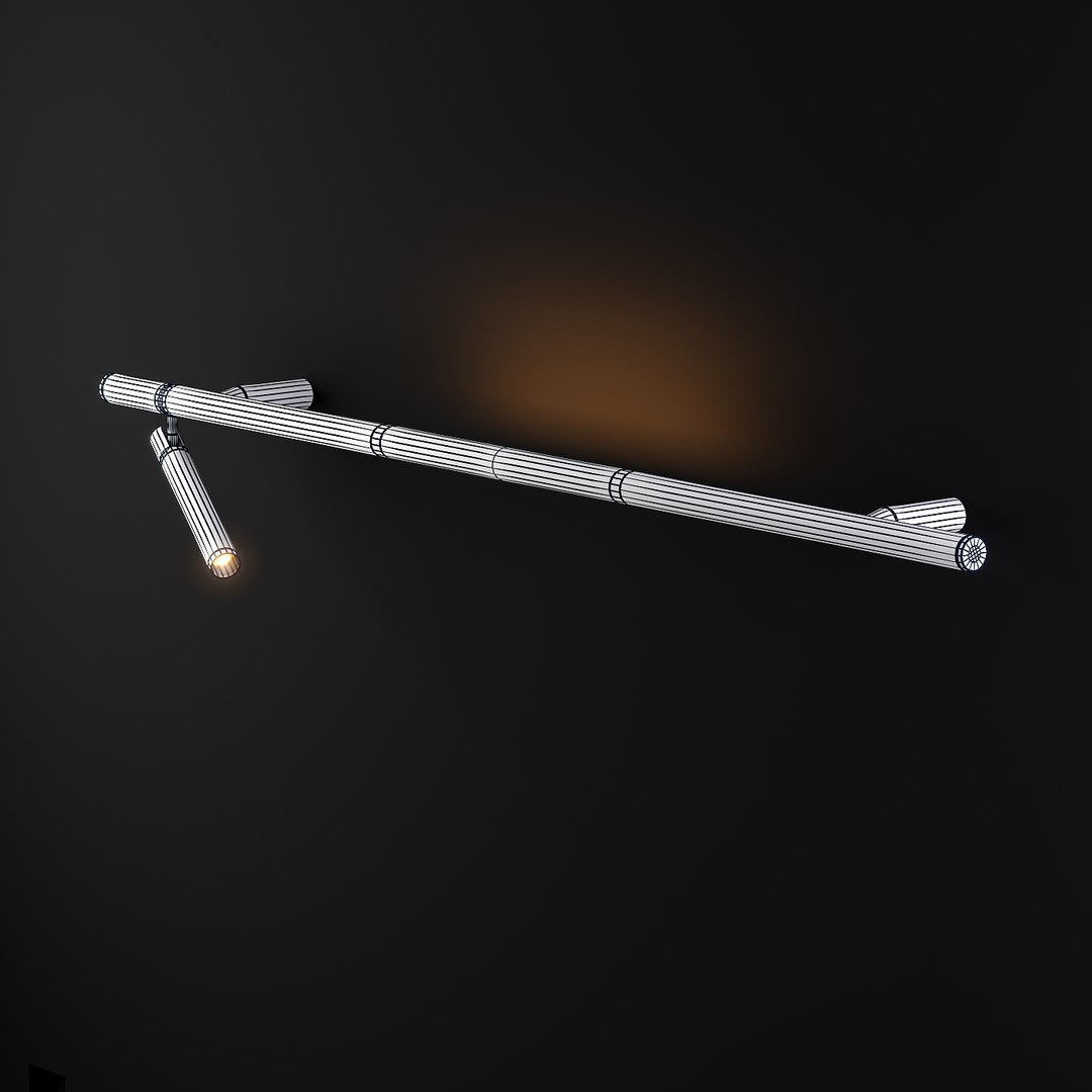 Wall mounted lamp backlight 3D model - TurboSquid 1581094