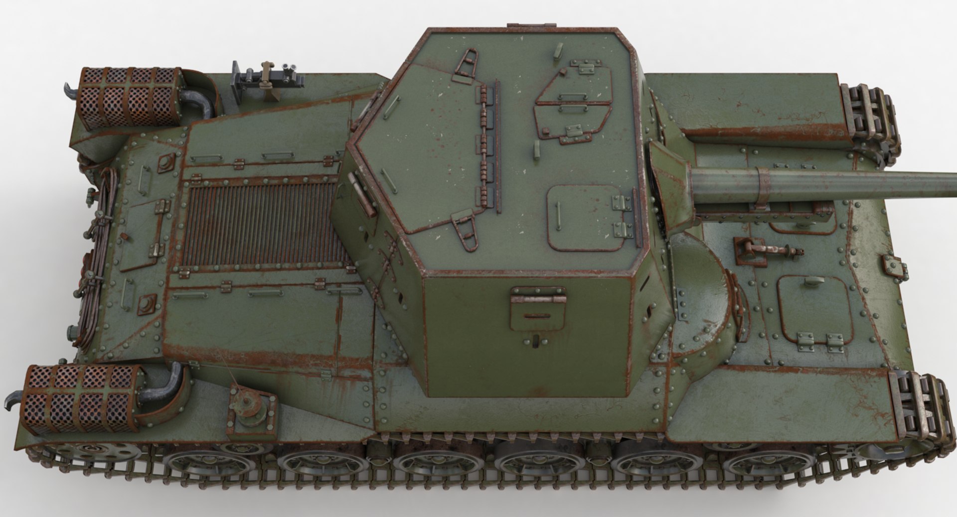 3D Tank Type 3 Chi-nu Model - TurboSquid 1644974