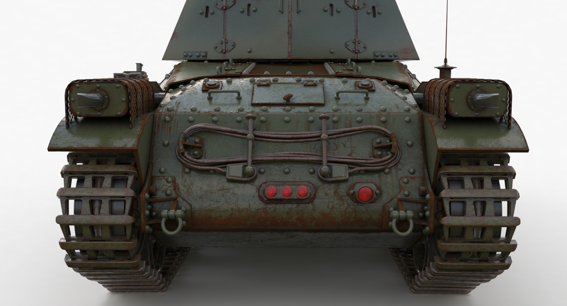 3D Tank Type 3 Chi-nu Model - TurboSquid 1644974