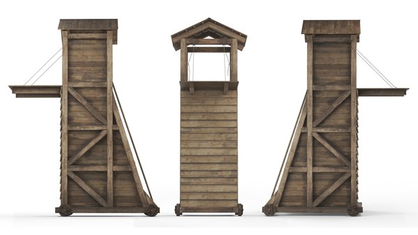 modelo 3d Torre de asedio medieval - TurboSquid 1128077