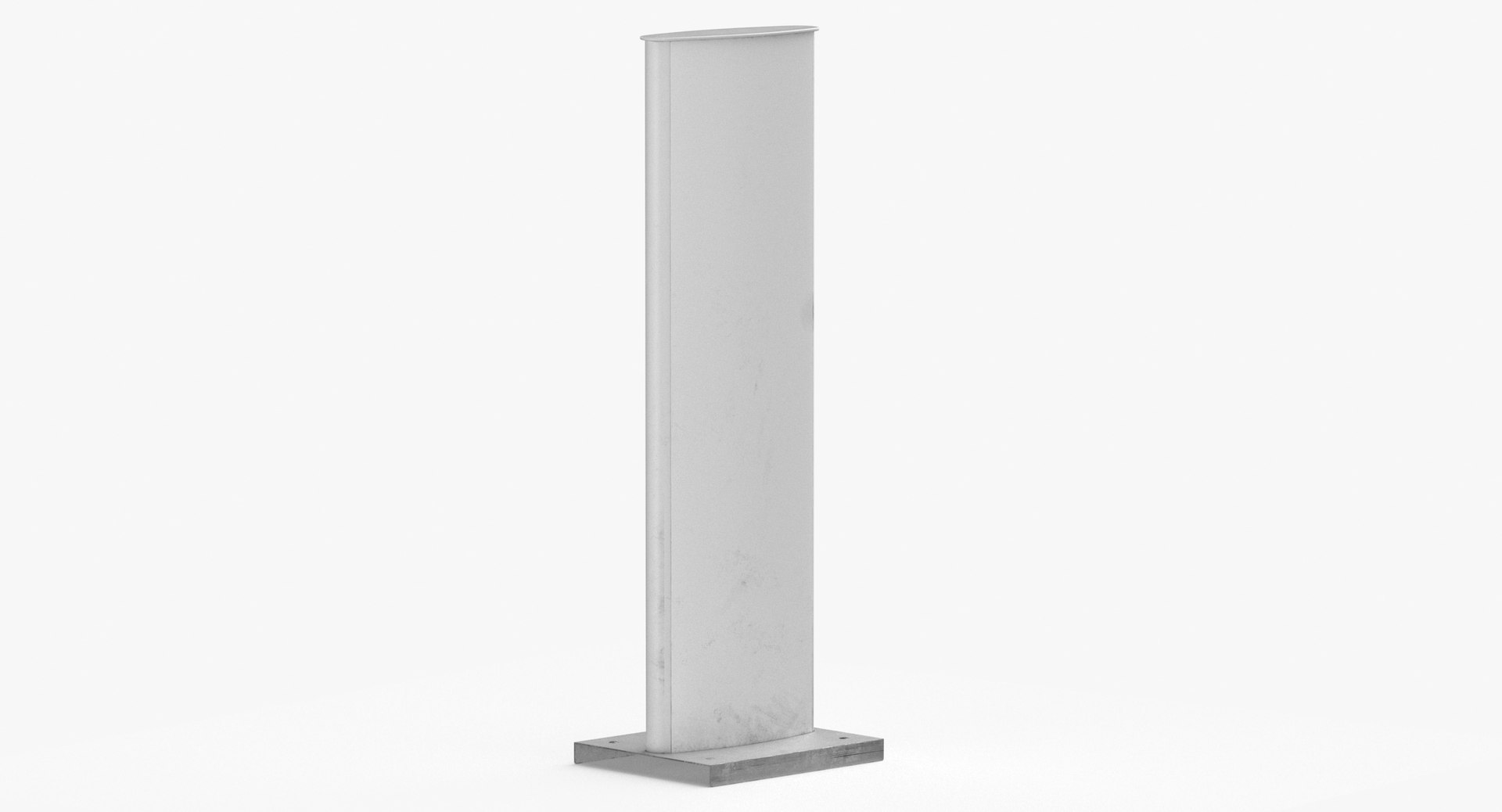 3D Check In Floor Signage Type 01 And 02 Blank Clean And Graphic Dirty ...