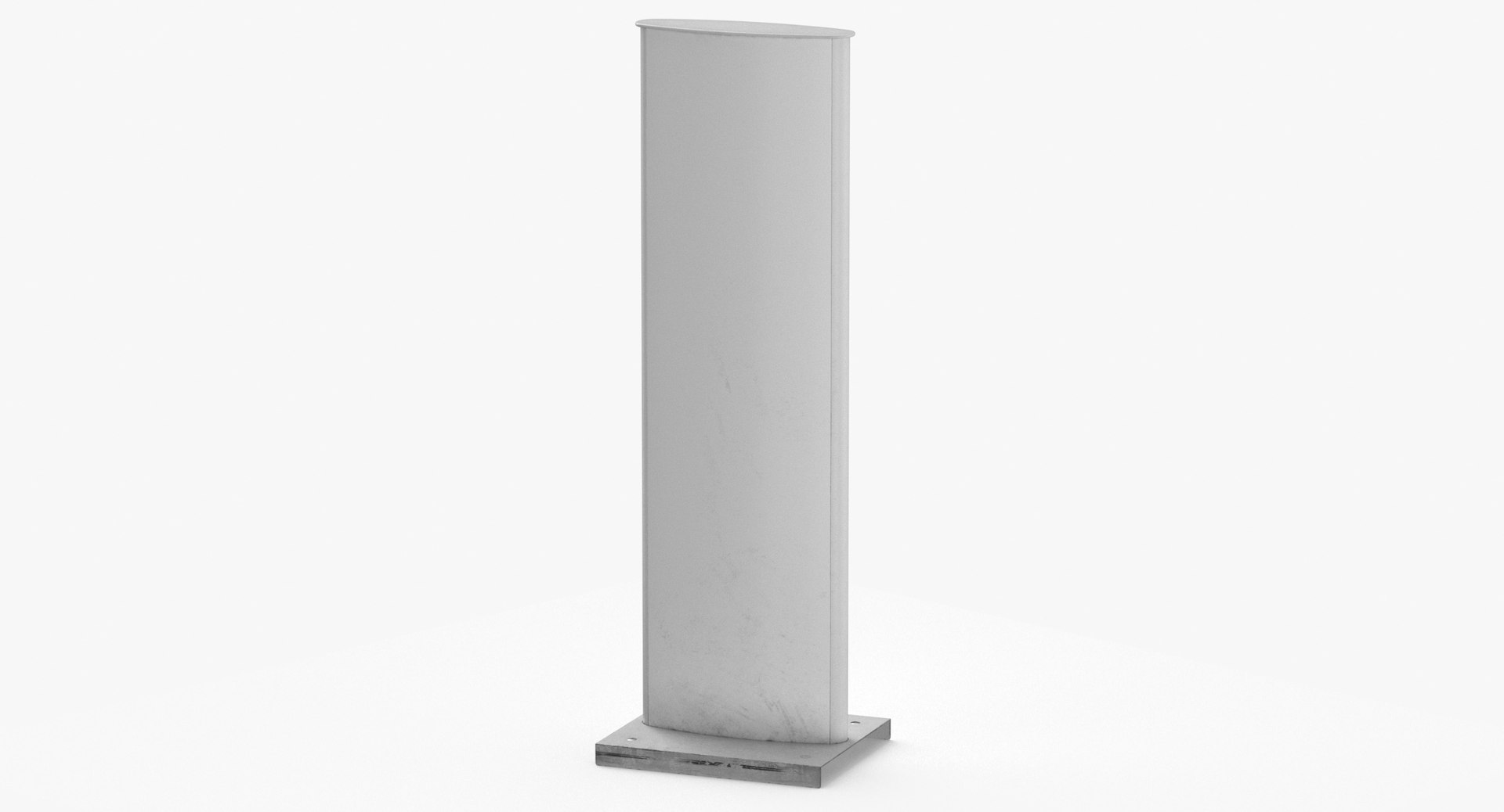 3D Check In Floor Signage Type 01 And 02 Blank Clean And Graphic Dirty ...