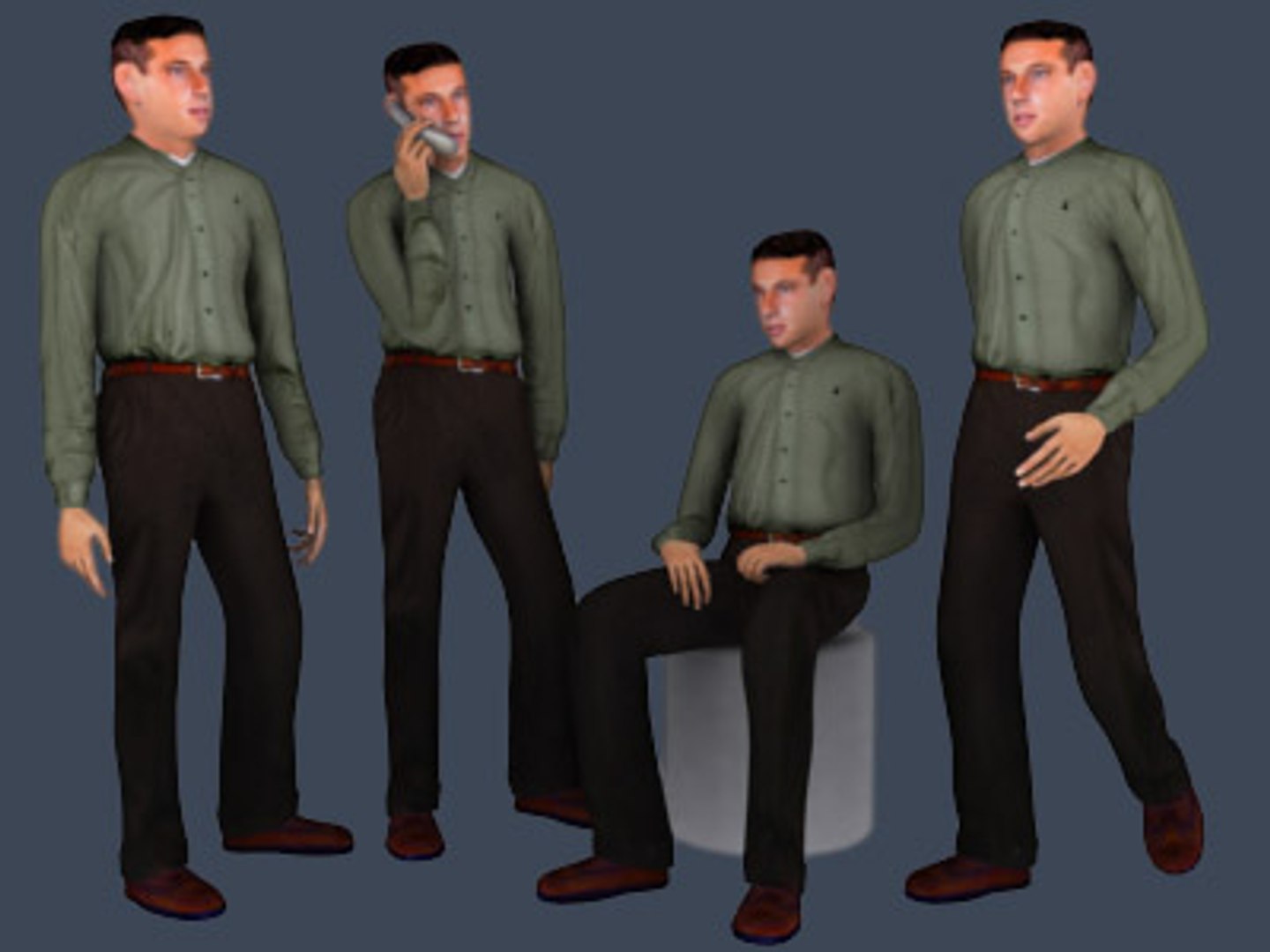 3d People - Ryan Model