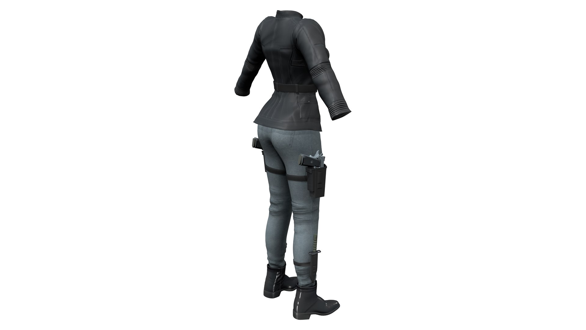 3D Agent 13 Full Outfit Model - TurboSquid 1875748