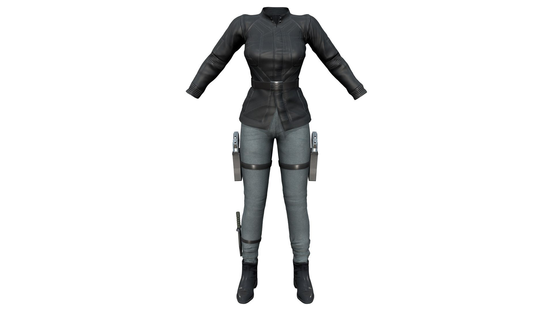 3D Agent 13 Full Outfit Model - TurboSquid 1875748