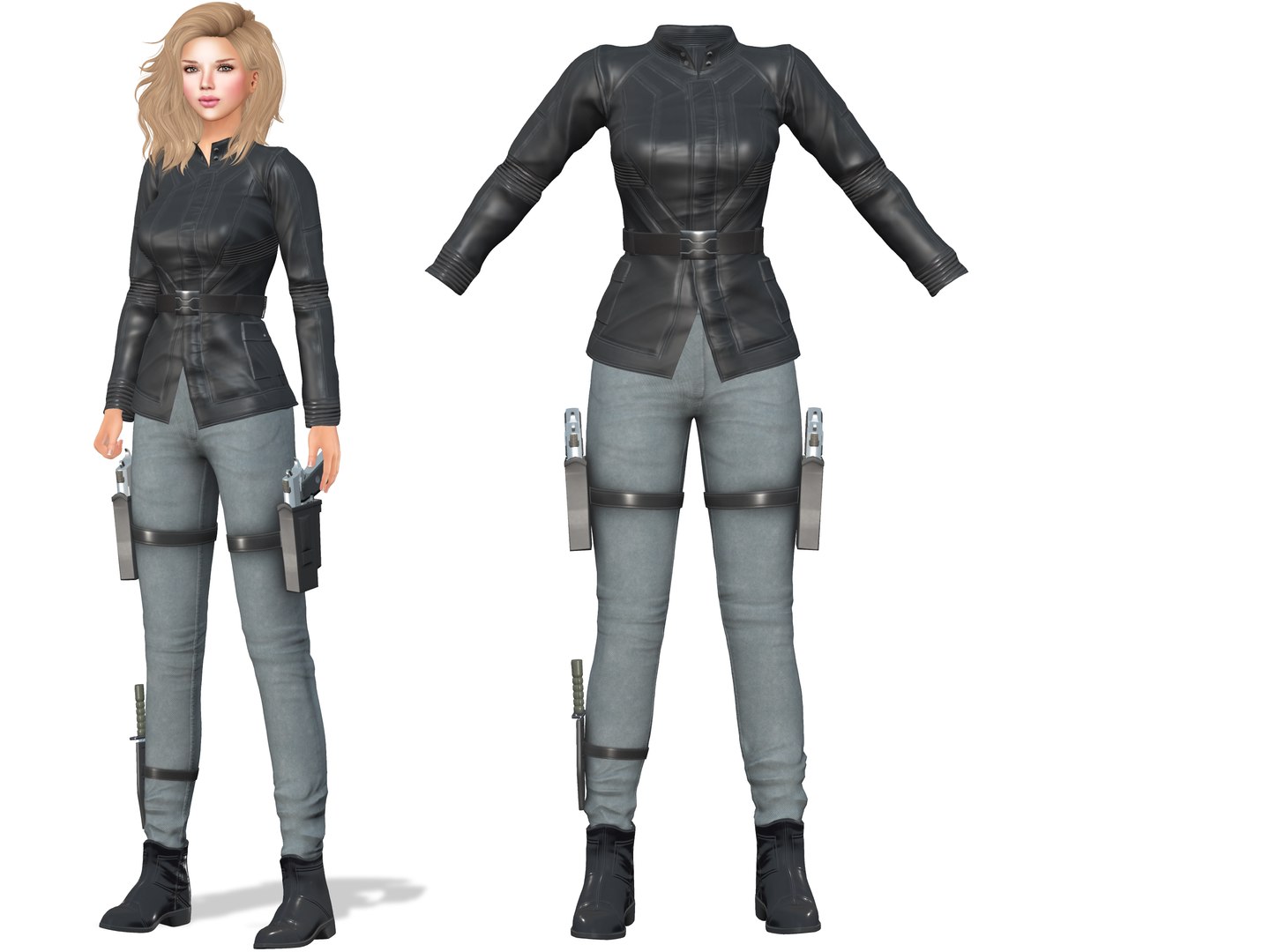 3D Agent 13 Full Outfit Model - TurboSquid 1875748