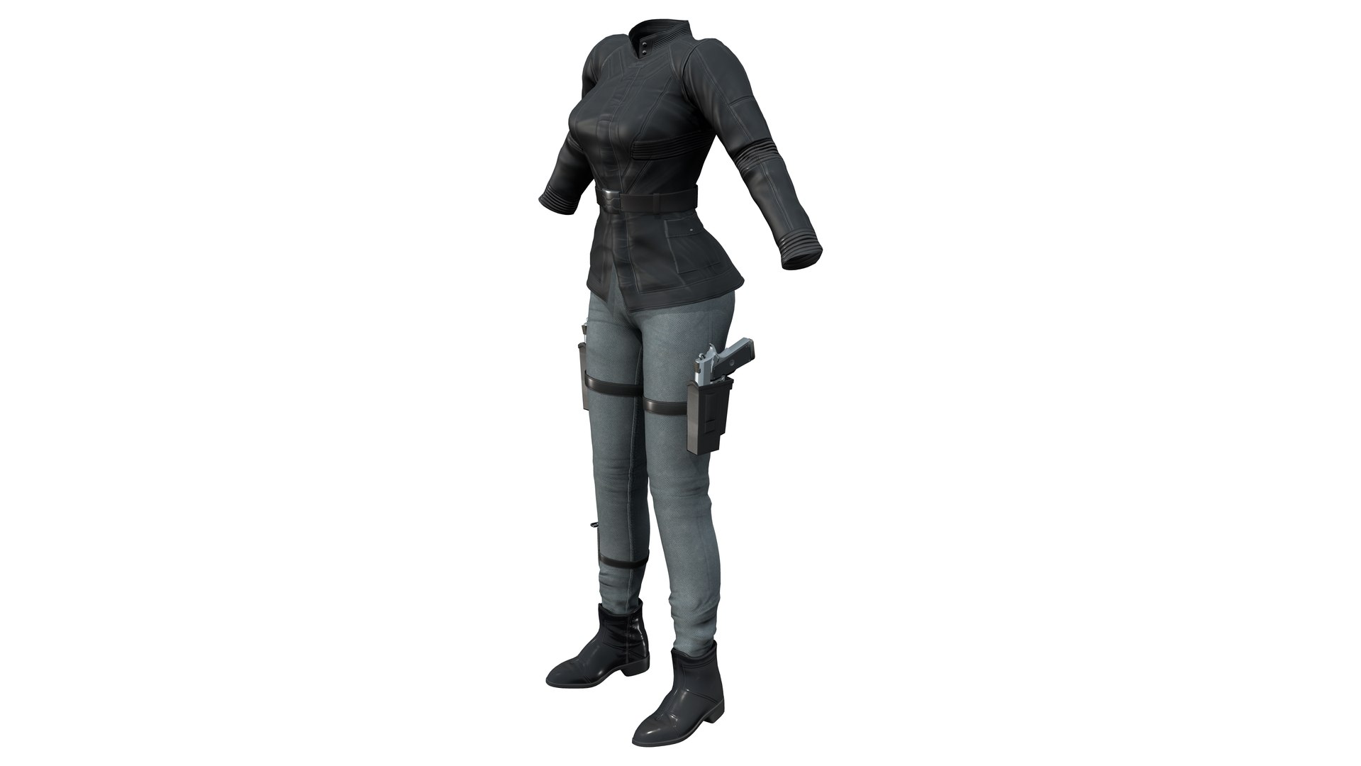 3D Agent 13 Full Outfit Model - TurboSquid 1875748