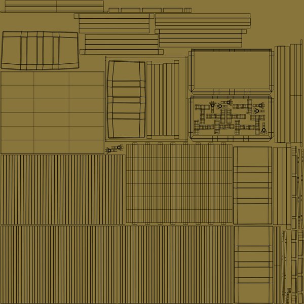 3D модель 10Ft Cargo Container - Blue - Dirty - TurboSquid 1920211