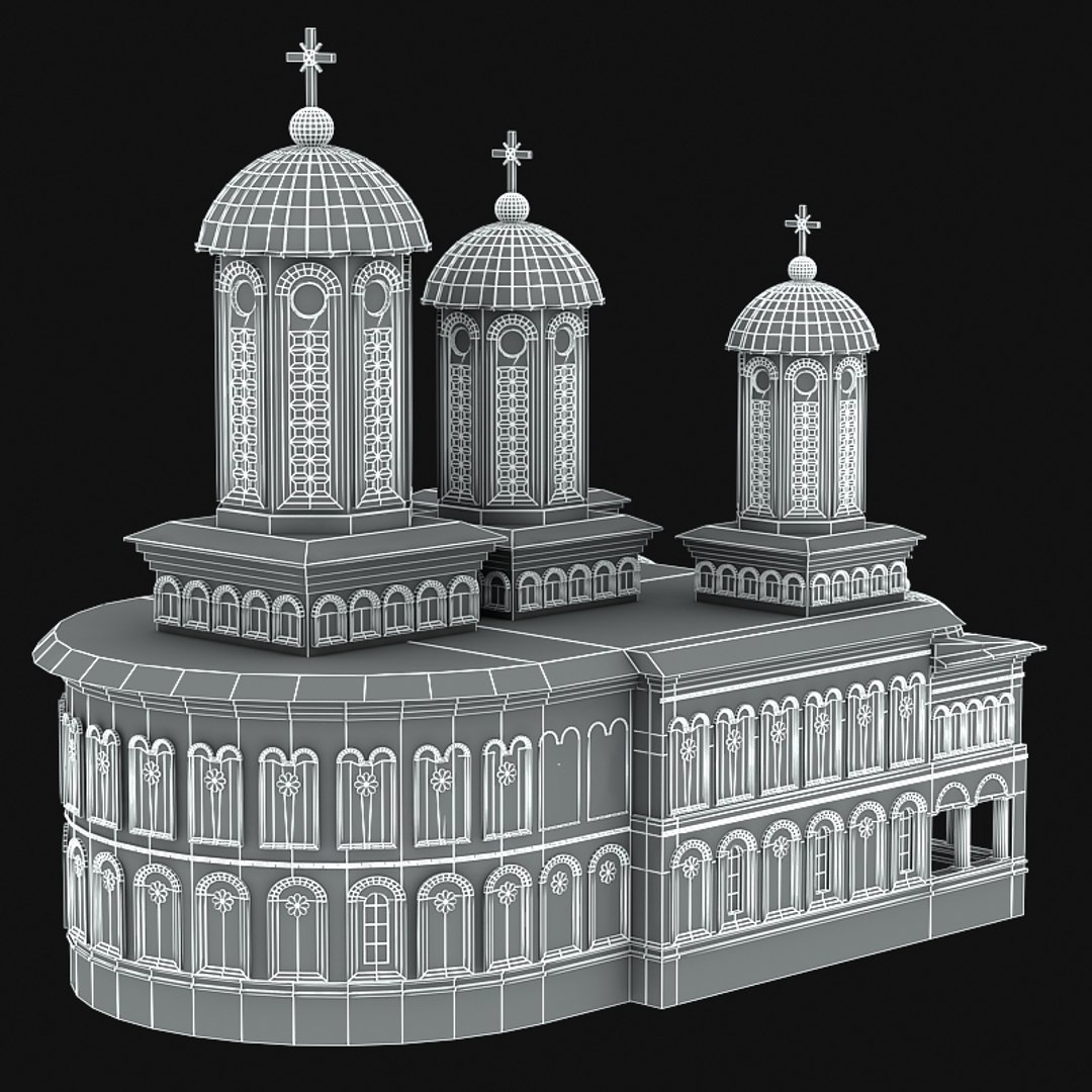 3d Model Orthodox Church