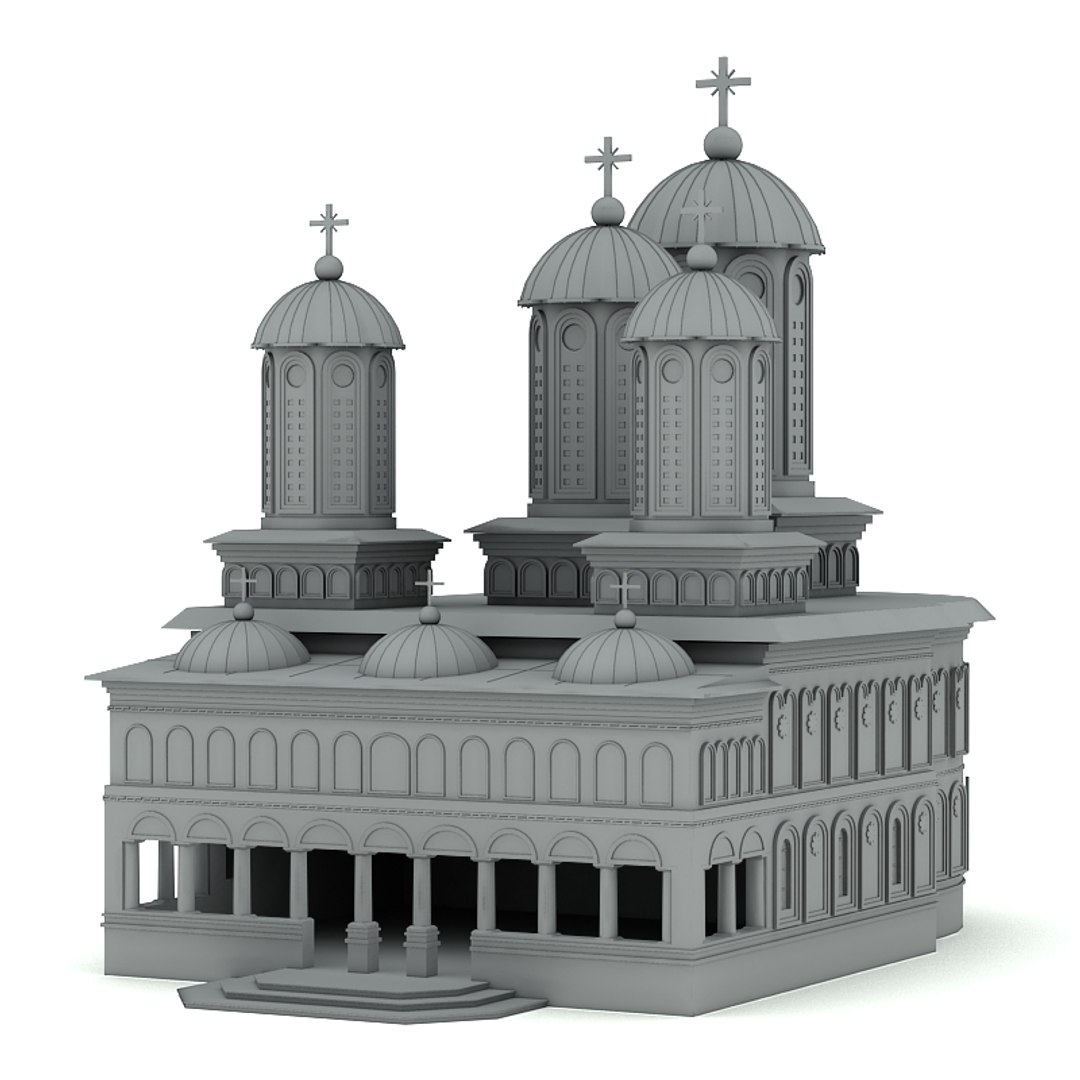 3d Model Orthodox Church