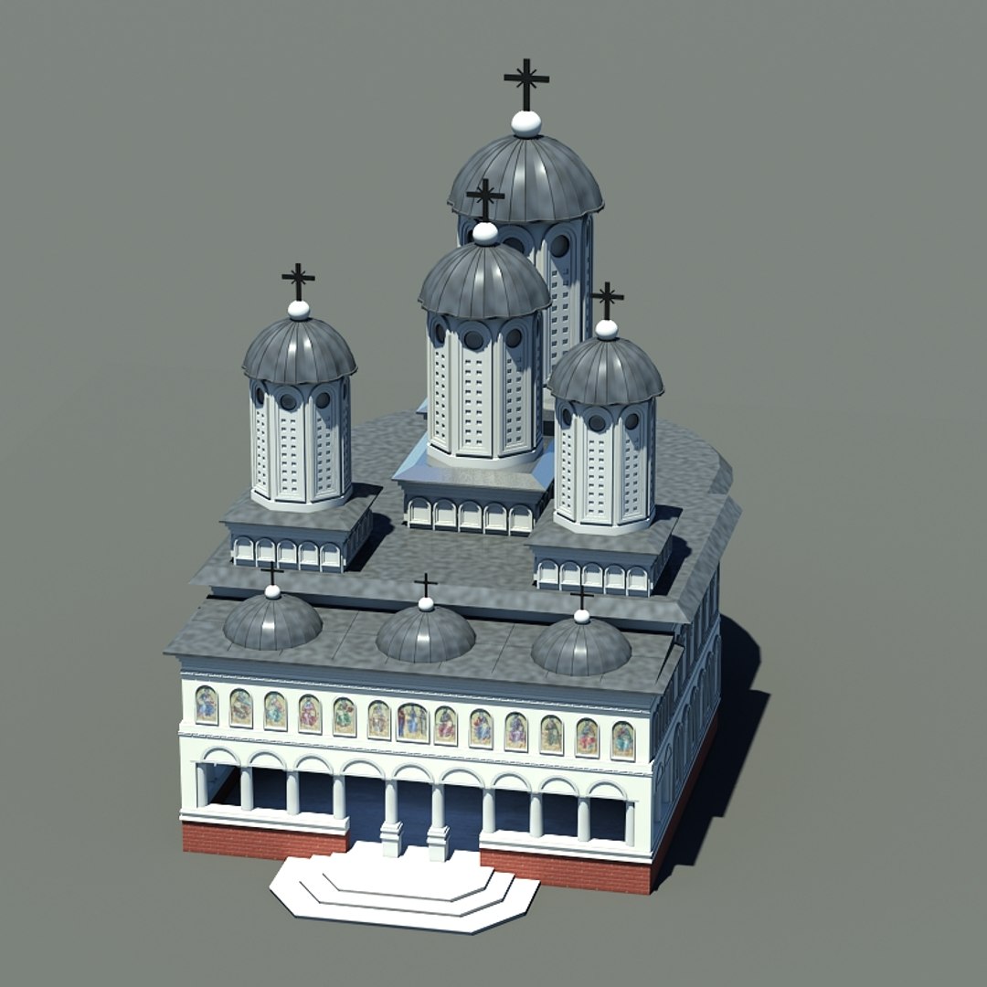 3d Model Orthodox Church