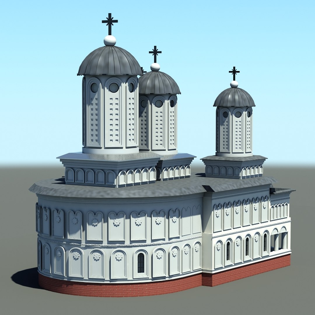 3d Model Orthodox Church