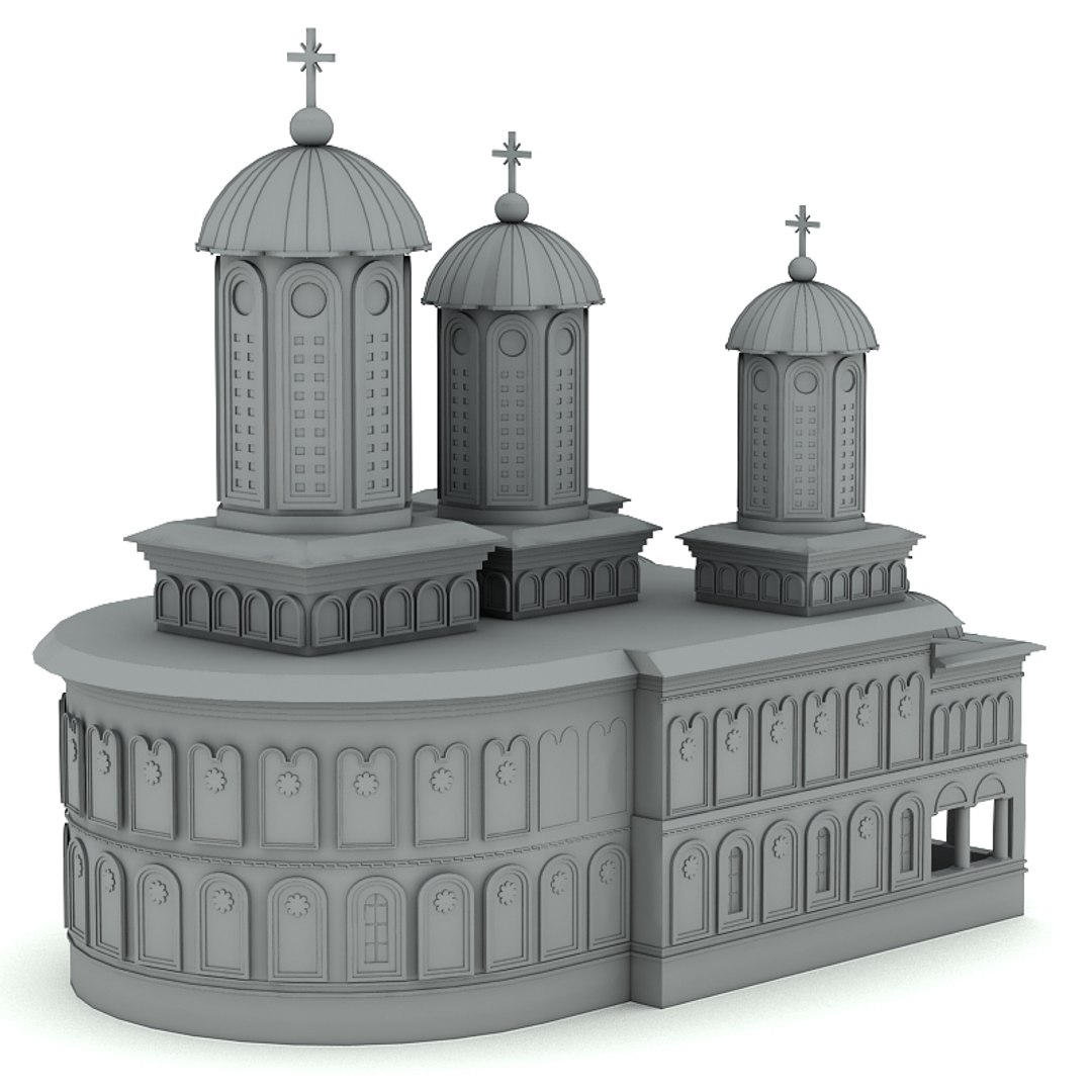 3d Model Orthodox Church