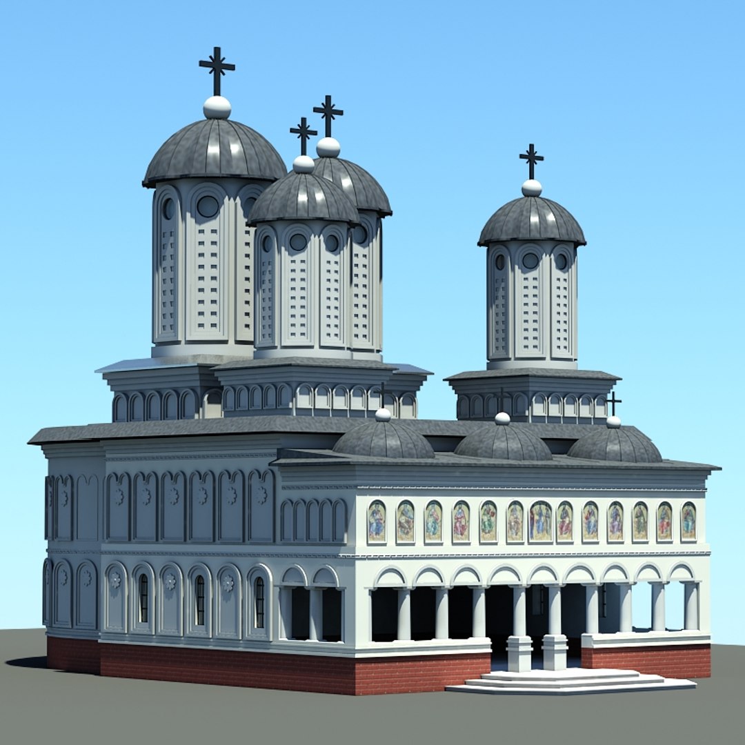 3d Model Orthodox Church