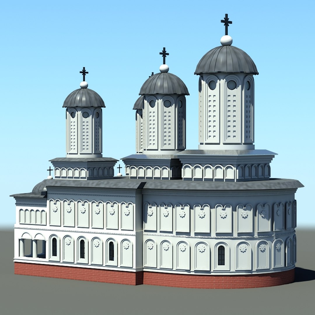 3d Model Orthodox Church