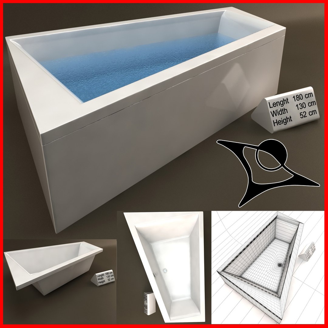 3d model of bath