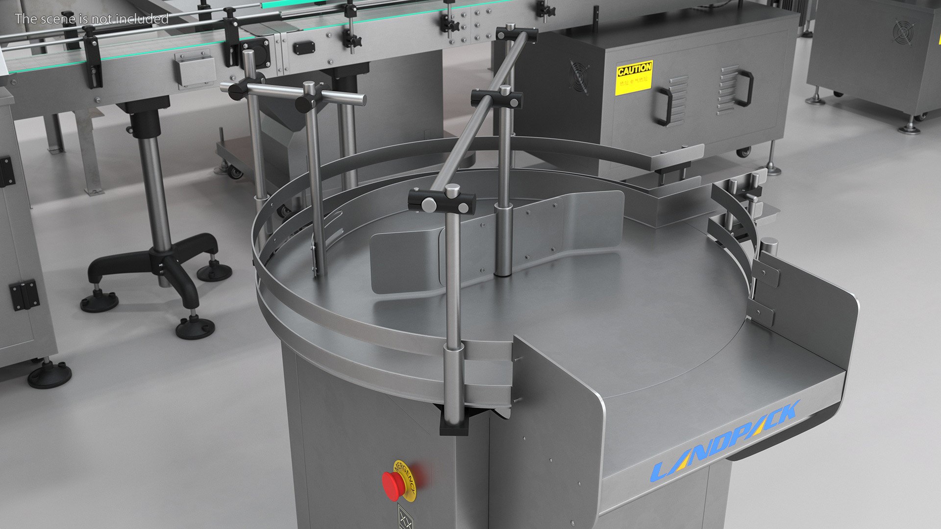 3D Roller Feeding Machine LandPack - TurboSquid 2256045