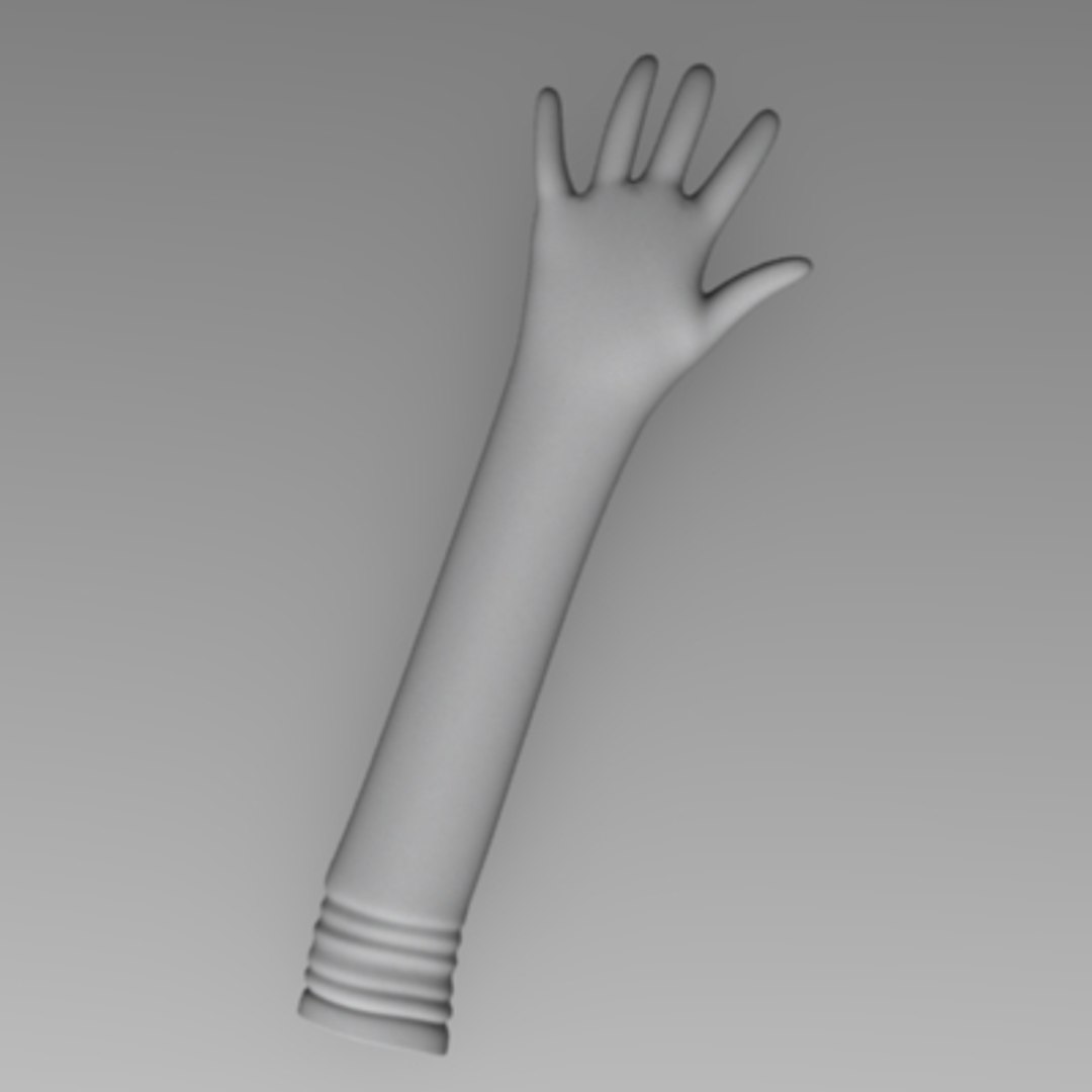3d Model Gloves