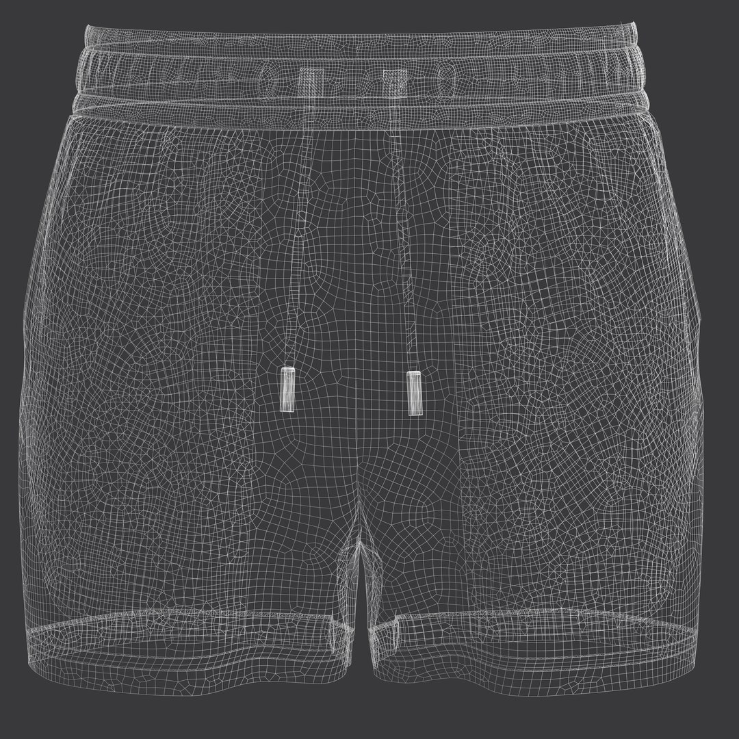 3D Mens Shorts 3d Model Model - TurboSquid 2206645