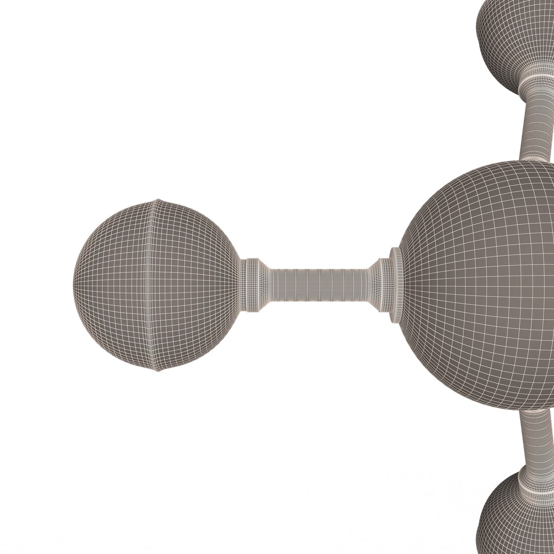 Methane Molecule 3D Model - TurboSquid 1767497