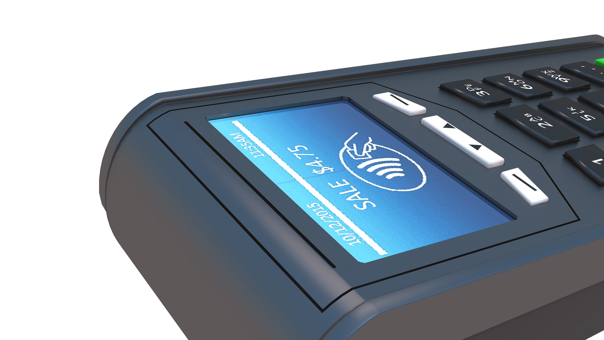 Credit card pos terminal 3D model - TurboSquid 1651030