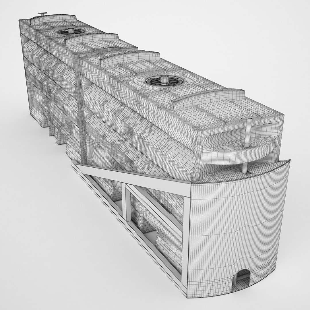 3D Traffix Sled Barrier Model - TurboSquid 1553537