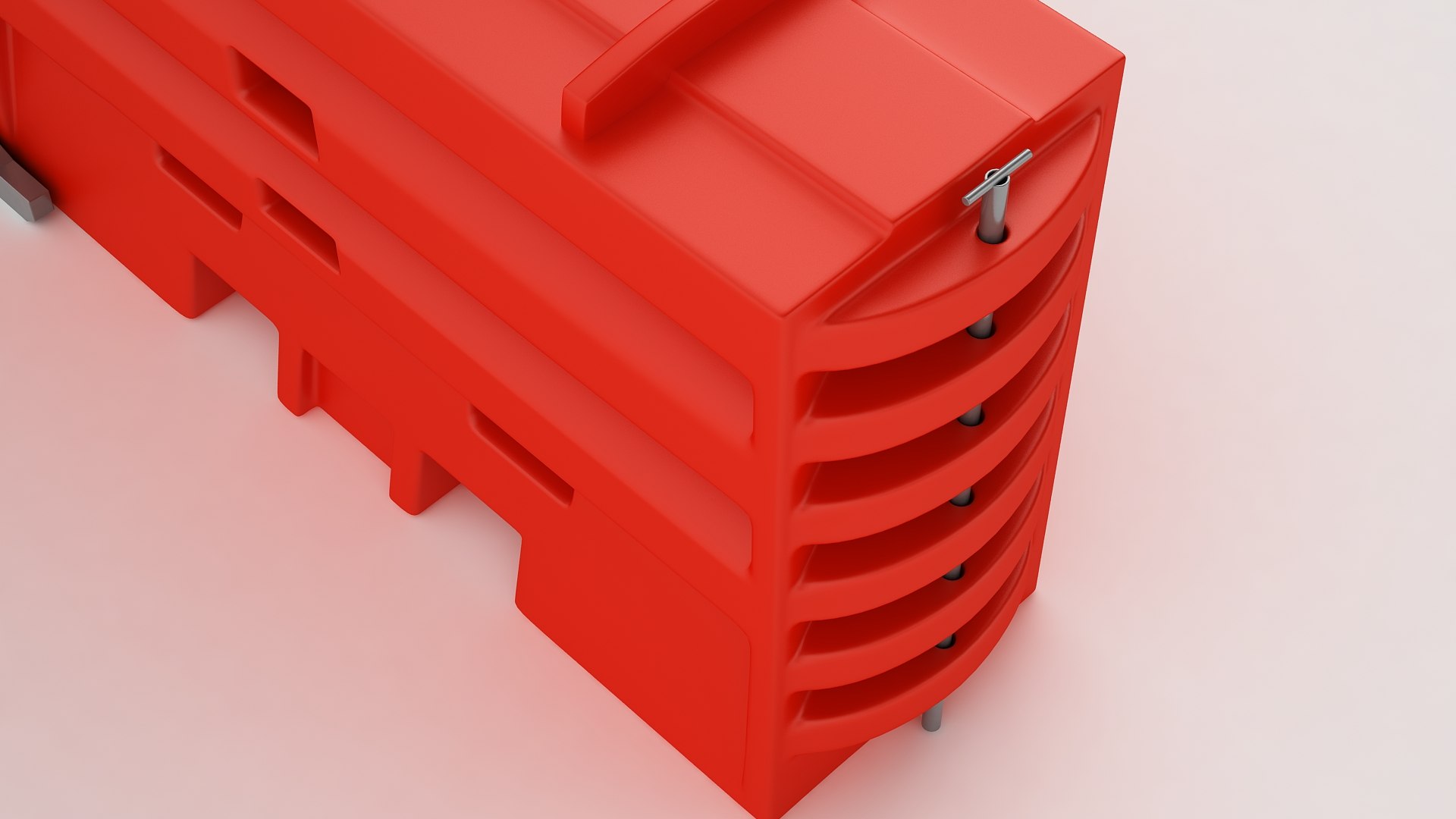 3D Traffix Sled Barrier Model - TurboSquid 1553537