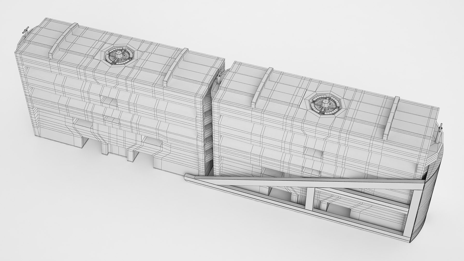 3D Traffix Sled Barrier Model - TurboSquid 1553537